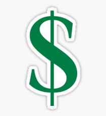 Dollar Sign: Stickers | Redbubble