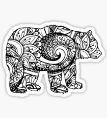 Mono Bear Stickers | Redbubble