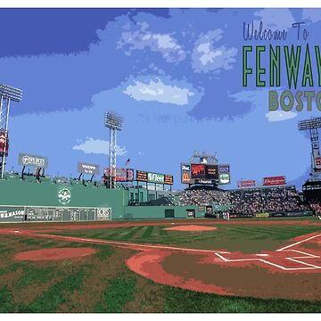 "Vintage Fenway Poster" Poster for Sale by positiveimages | Redbubble