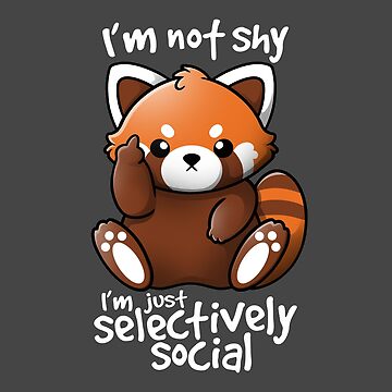 "Shy red panda" Spiral Notebook for Sale by NemiMakeit | Redbubble