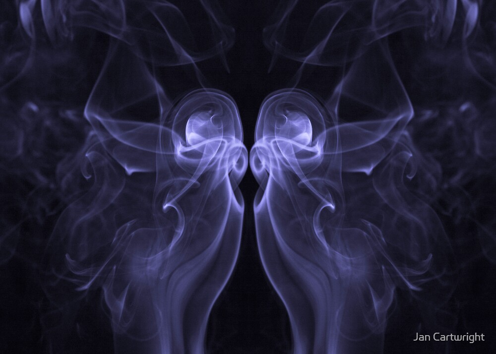 "Angel Smoke" by Jan Cartwright | Redbubble