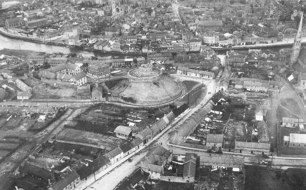 "Aerial view of Millmount, Drogheda, 1940's." by Munich | Redbubble