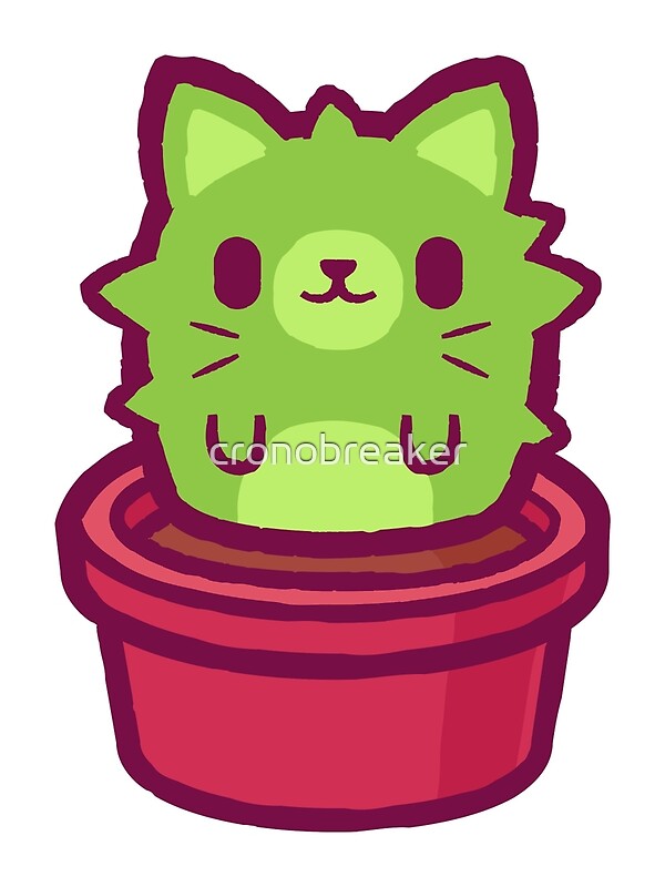 "Kitty Cactus" by cronobreaker | Redbubble