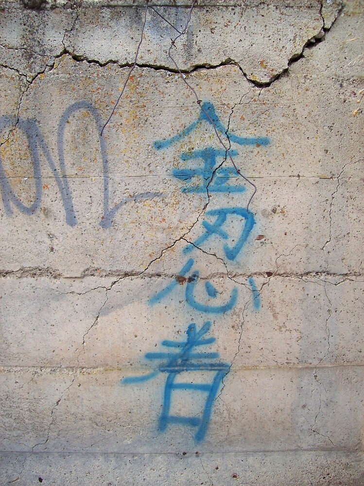 "Chinese graffiti" by Jimmy Joe | Redbubble