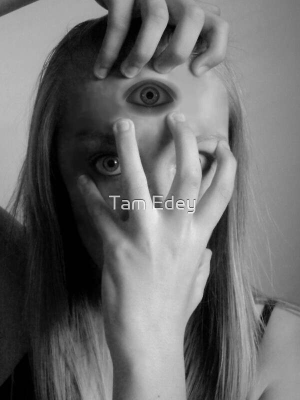 "Prying Open My Third Eye" by Tam Edey | Redbubble