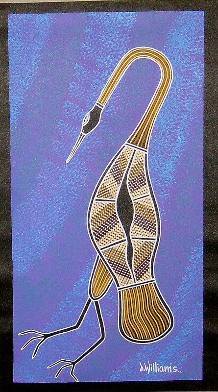 Brolga Dreaming 2 By Australian Aboriginal Artist David Williams By Aboriginalart Redbubble