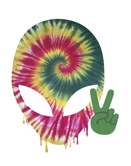 "Drippy Alien - Rasta" Poster by sailorkaleb | Redbubble