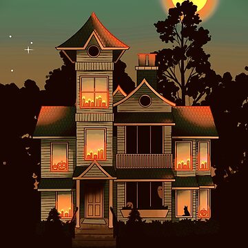 ""It's Not You Fears That Define You" Haunted House" Poster for Sale by ...