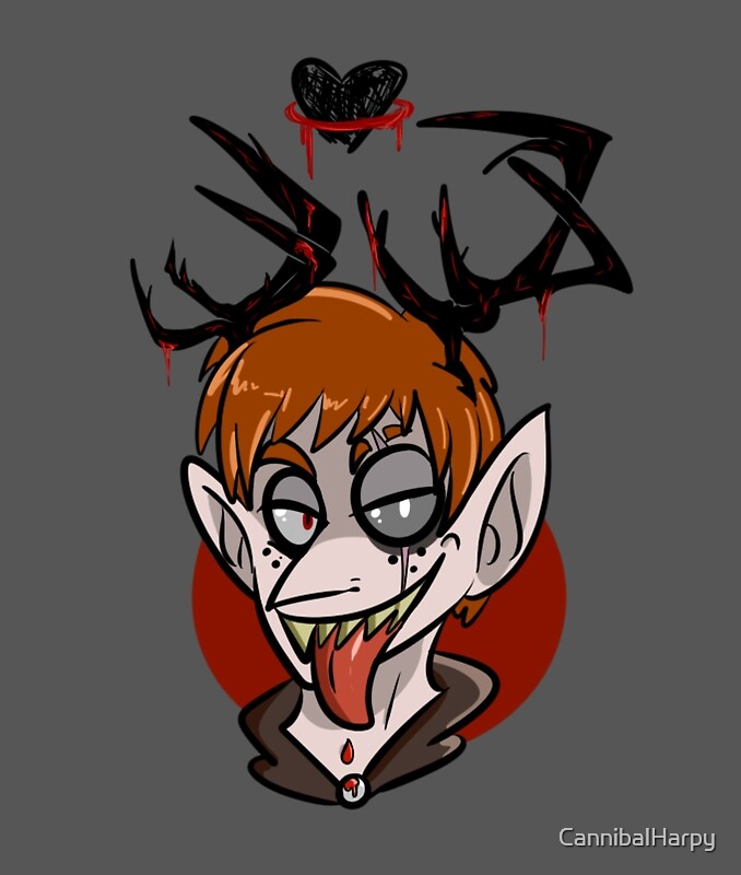 "Hungry Wendigo" by CannibalHarpy | Redbubble