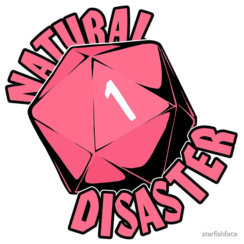 "Natural Disaster - Pink" by starfishface | Redbubble