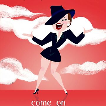 "Come On Get Happy!" Sticker for Sale by Joanna Davidovich | Redbubble