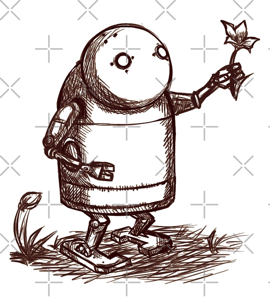 "NieR:Automata Robot" by kikusui | Redbubble