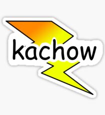Kachow Stickers | Redbubble