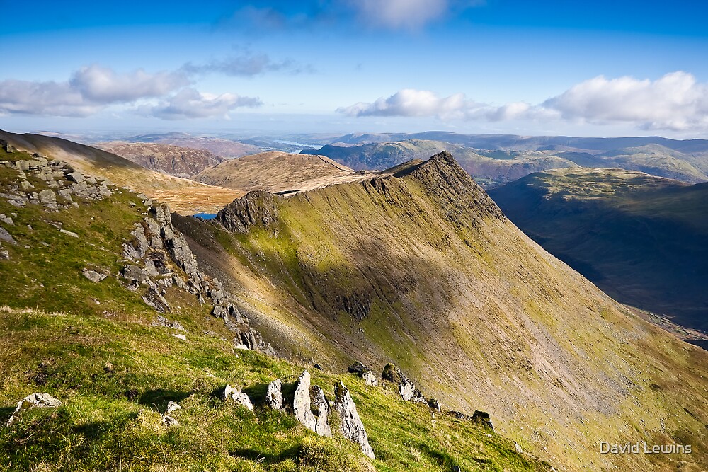 "Striding Edge - Helvellyn" by David Lewins | Redbubble