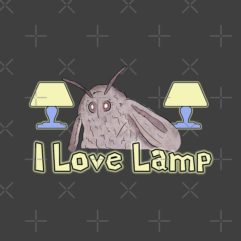 "Moth Loves Lamp Meme" by Barnyardy | Redbubble