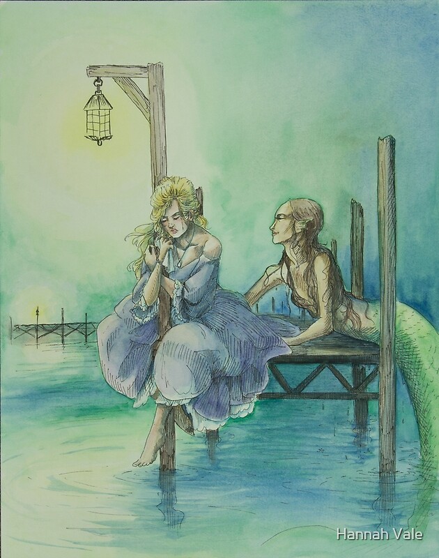 "Come to the Water" by Hannah Vale | Redbubble