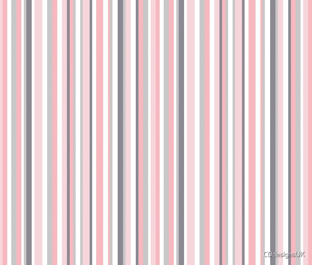 "Pastel pink stripes" by CDdesignsUK | Redbubble