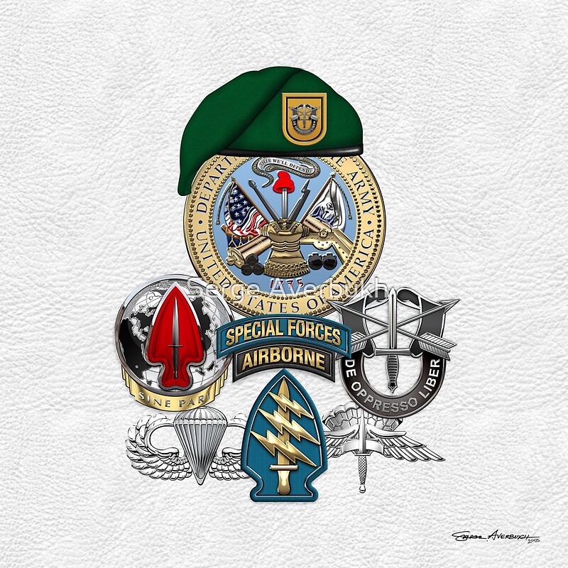 "1st Special Forces Group - Green Berets Special Edition" by Serge ...