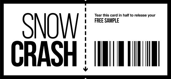 "Snow Crash Free Sample" Poster by mousehawk | Redbubble