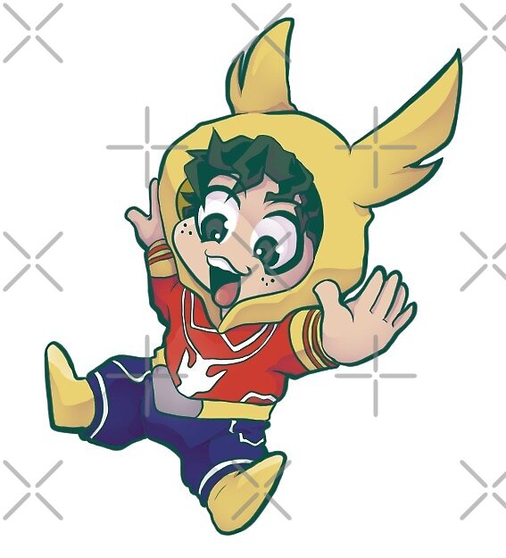"Tiny Deku" by AllKindsOfYES | Redbubble