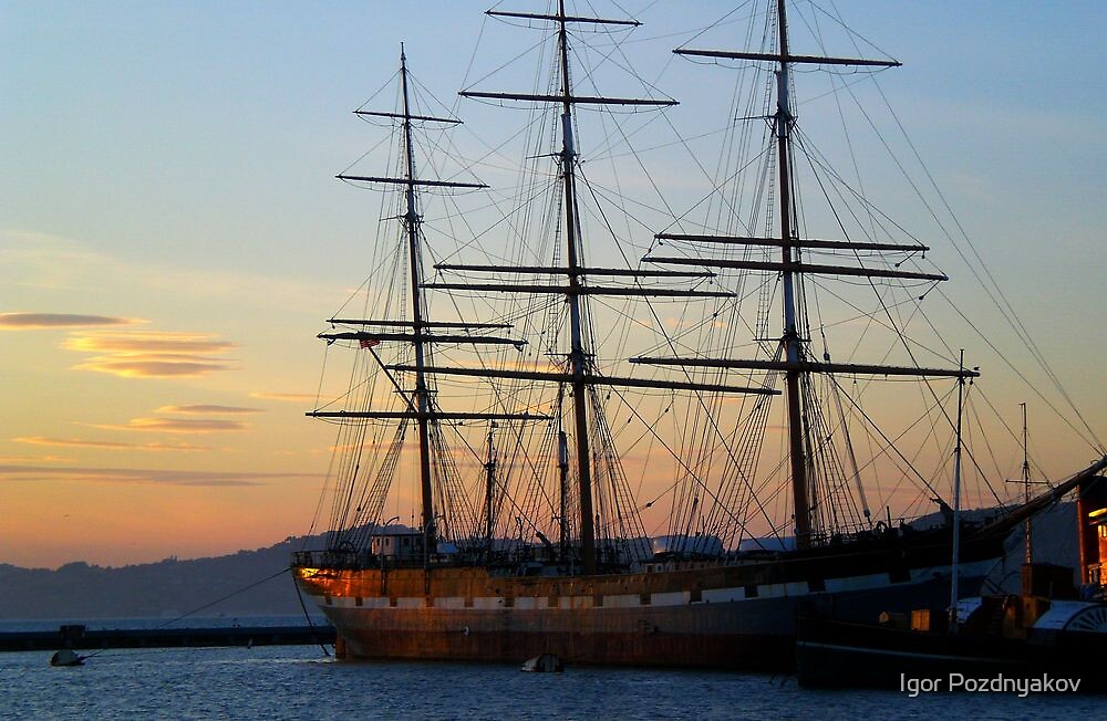 "Balclutha ship in San Francisco Aquatic Park" by Igor Pozdnyakov ...