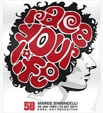 Marco Simoncelli Posters | Redbubble