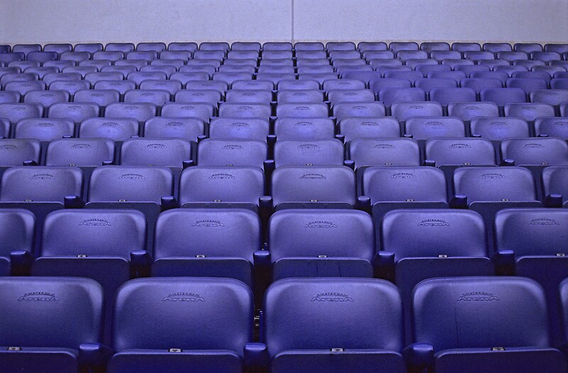 "Empty Stadium Seating, Ajax Amsterdam Arena " by Petr Svarc | Redbubble