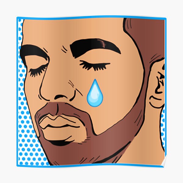 Drake Cartoon Posters | Redbubble