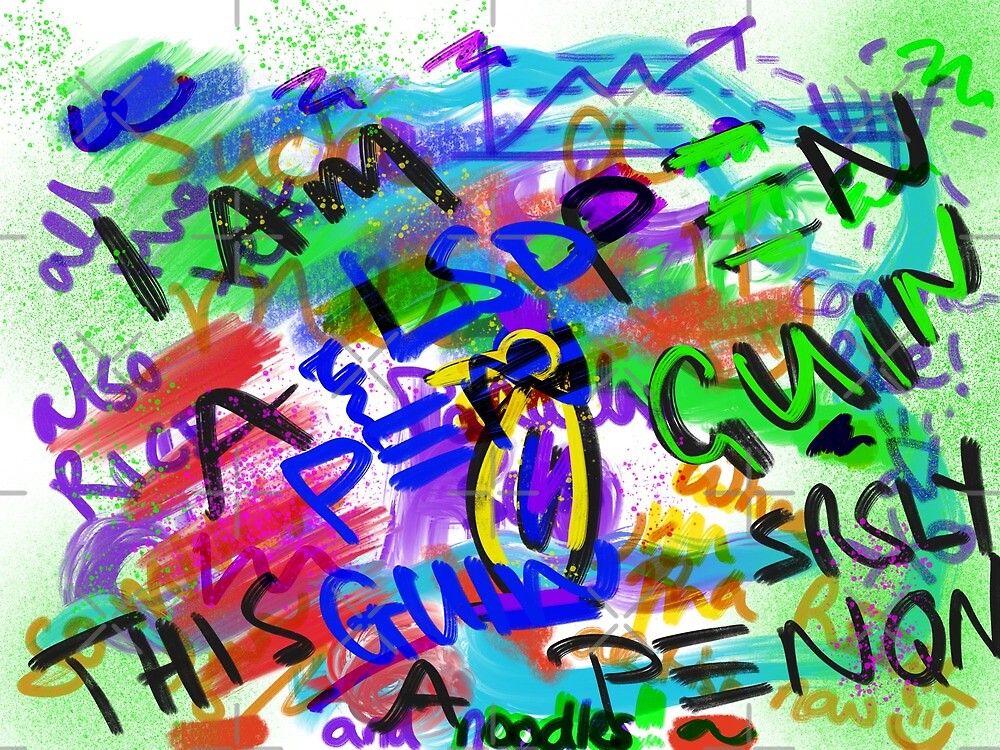 "psychedelic penguin" by toothbrush1 | Redbubble