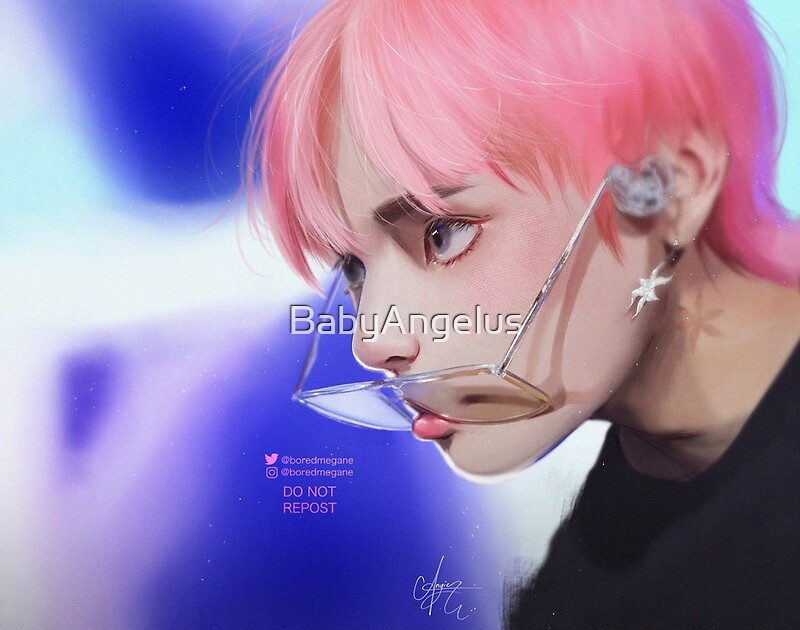 "Pink Tae " by BabyAngelus | Redbubble