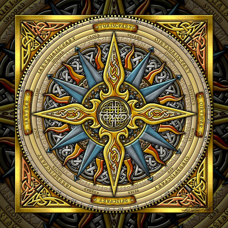 "Celtic Compass" by foxvox | Redbubble