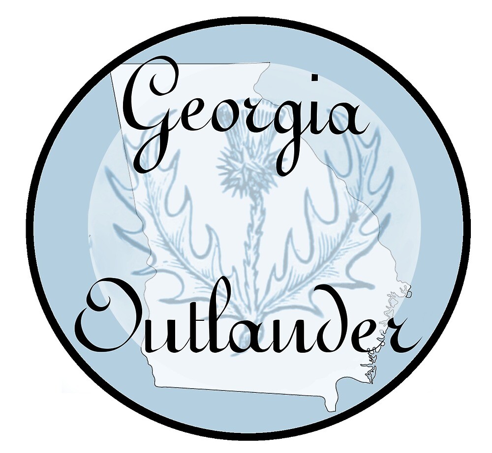 "Georgia Outlander with Thistle" by lchalf7 | Redbubble
