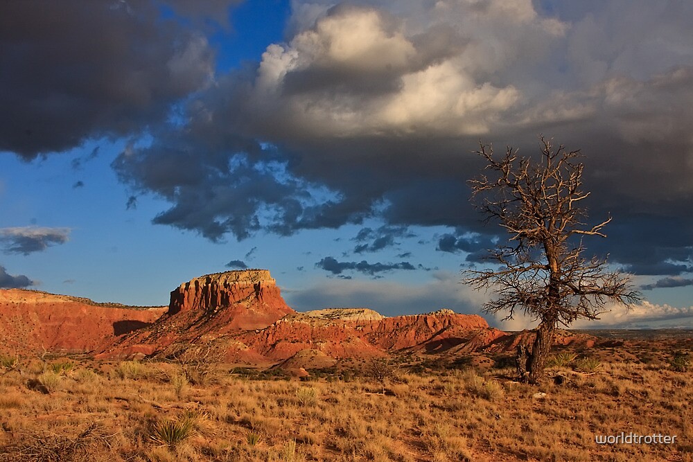 "Orphan Mesa, Ghost Ranch, New Mexico" by worldtrotter | Redbubble