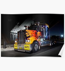 Semi Truck Posters | Redbubble