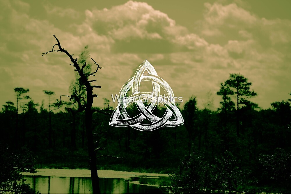 "Triglav, the symbol of Slavic Tree-Headed God (dead tree on swamps ...