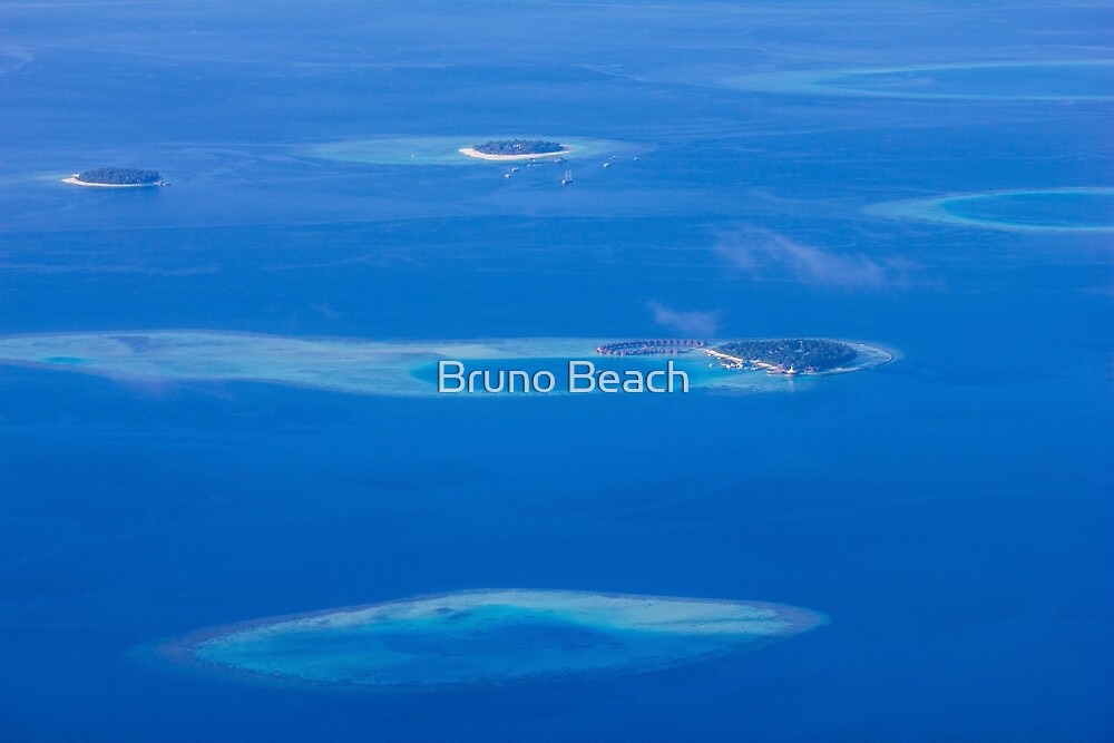 "North Ari Atolls in Maldives - aerial view over Eden on Earth" by ...