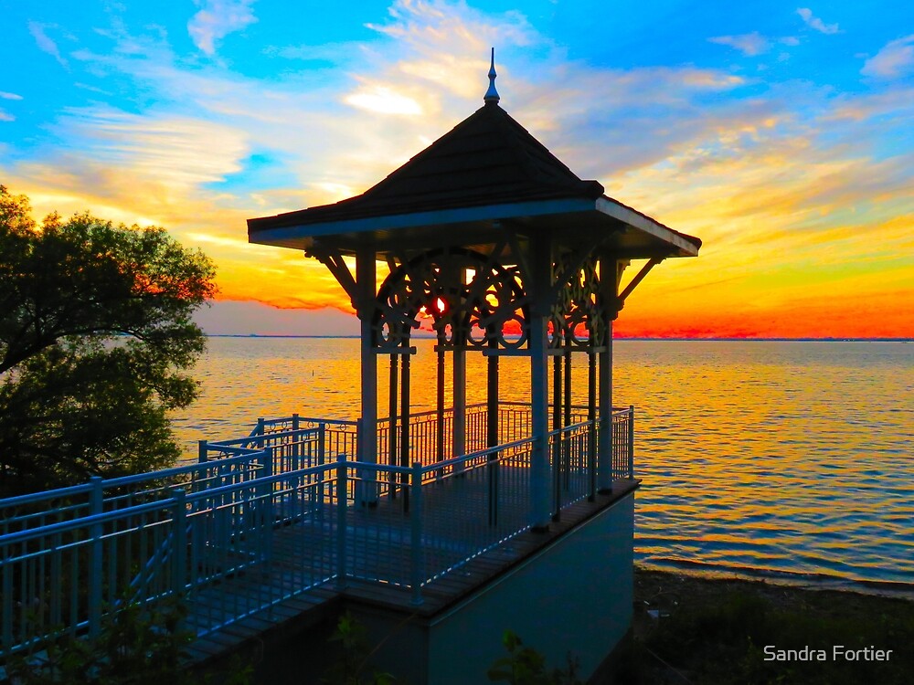 "Sunset Blues" by Sandra Fortier | Redbubble