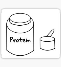 Whey Protein Stickers | Redbubble