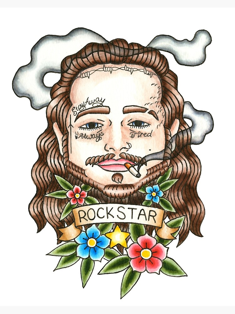 "Rockstar" Canvas Print by wordlesspaintng | Redbubble