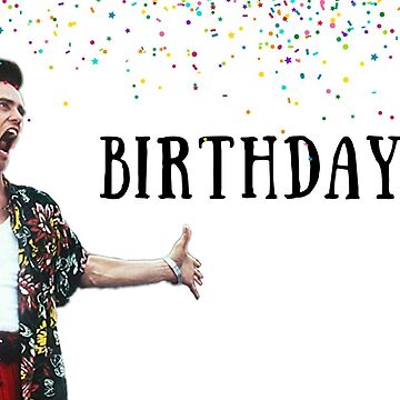 "Jim Carrey, Jim Carry, birthday card and gifts" Greeting Card for Sale ...