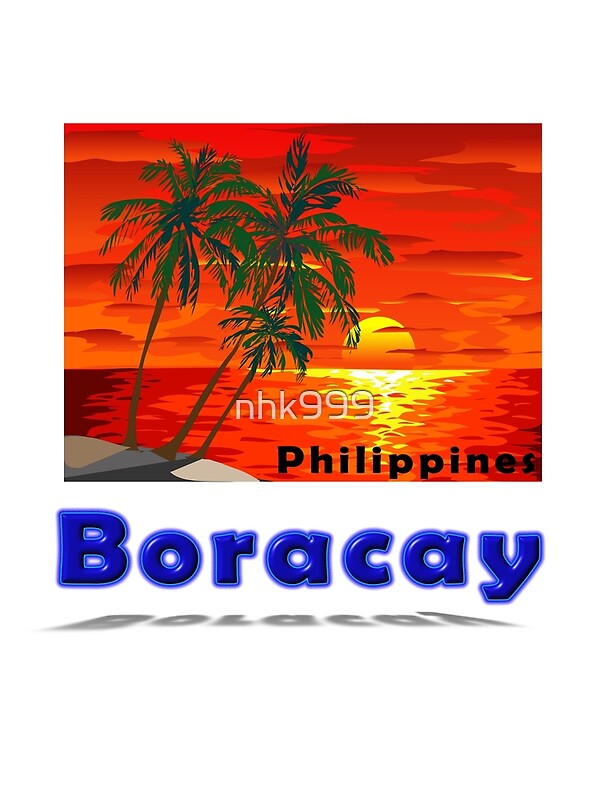 "BORACAY Philippines Designer Tees and stickers." Canvas Prints by ...