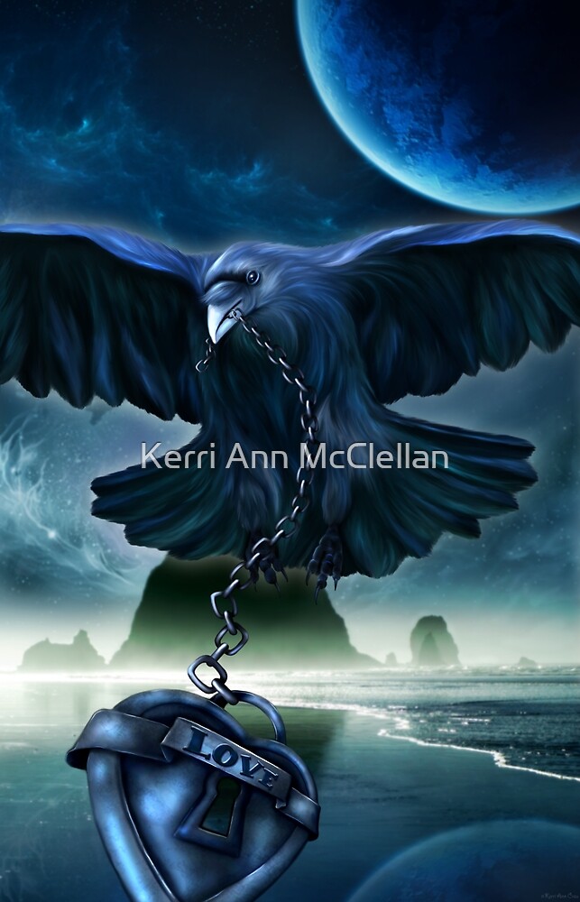 "Raven Love" by Kerri Ann McClellan | Redbubble