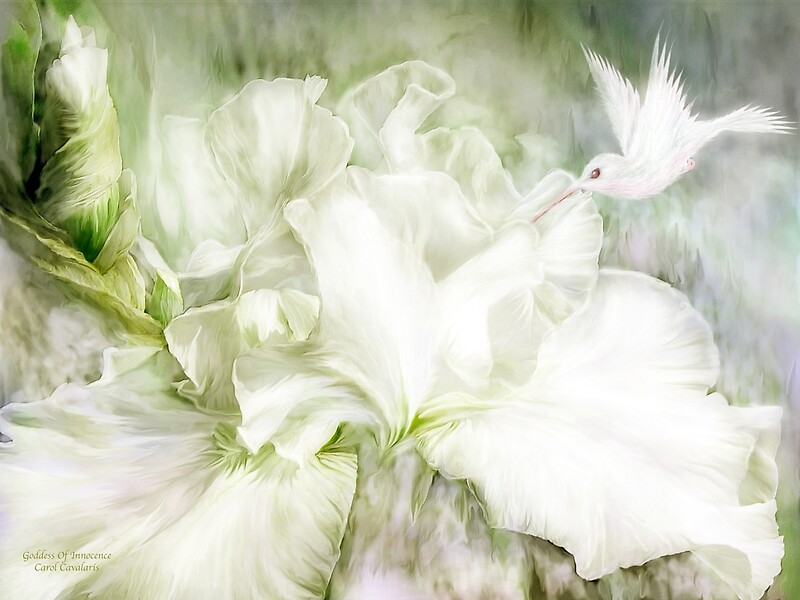 "Iris - Goddess Of Innocence" by Carol Cavalaris | Redbubble