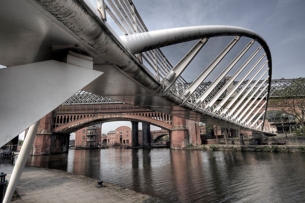"Merchants Bridge, Castlefield Area of Manchester" by Robin Whalley ...