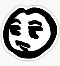 Bored Face Emoji Stickers | Redbubble