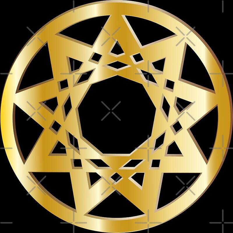 Nine Pointed Star By Danler Redbubble