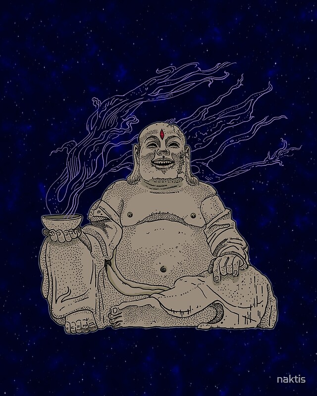"Alien Buddha" by naktis | Redbubble
