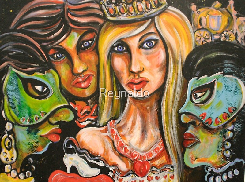 "Cinderella with The Green Mask of Envy, and The Blue Mask of Jealously ...