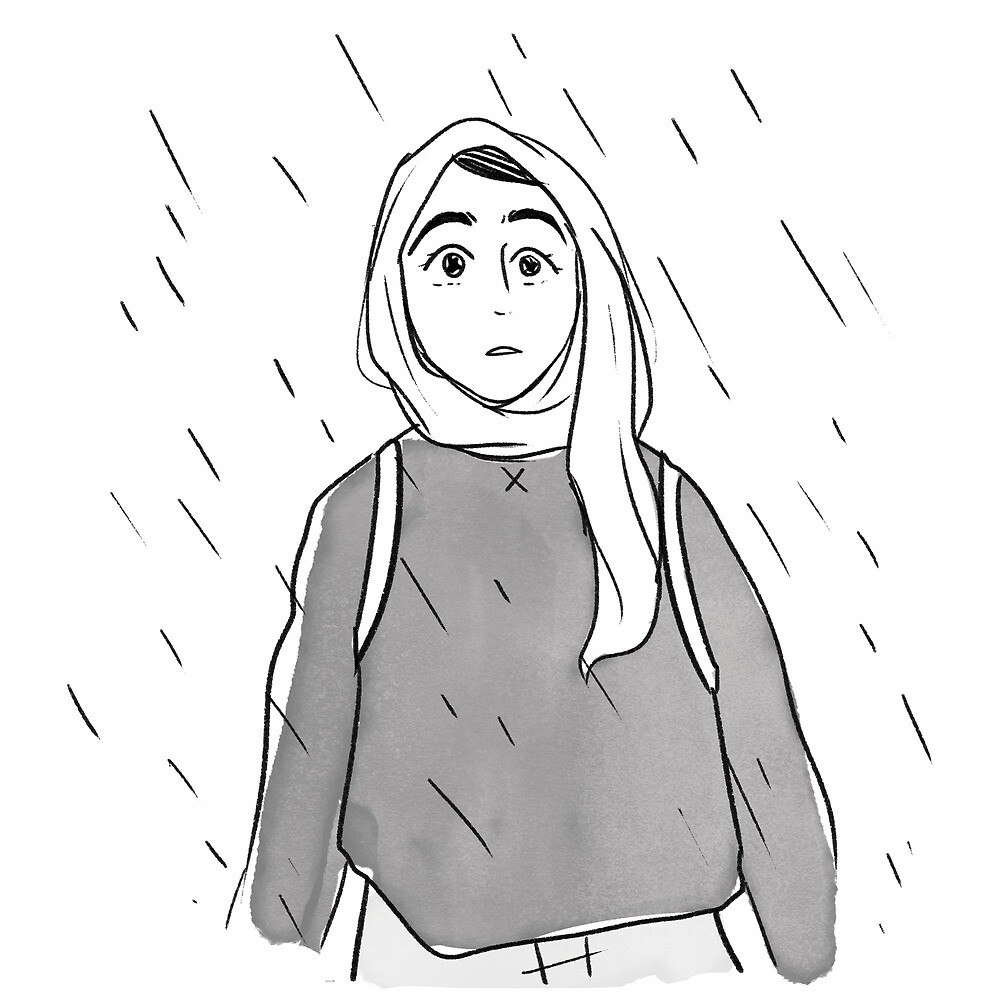 "Angel in the Rain" by Alice Oseman | Redbubble