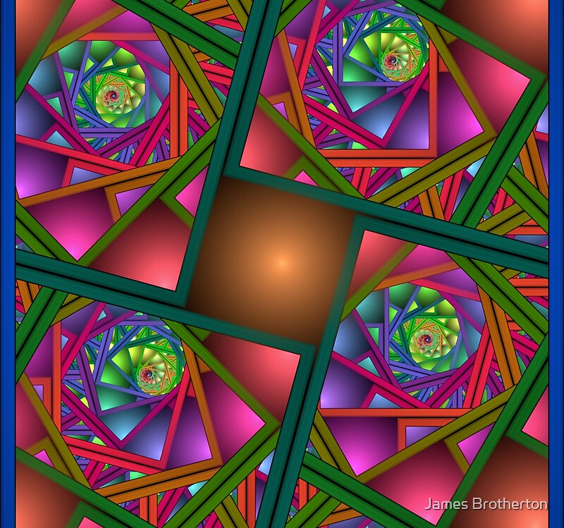 "Funhouse Stairs" by James Brotherton | Redbubble